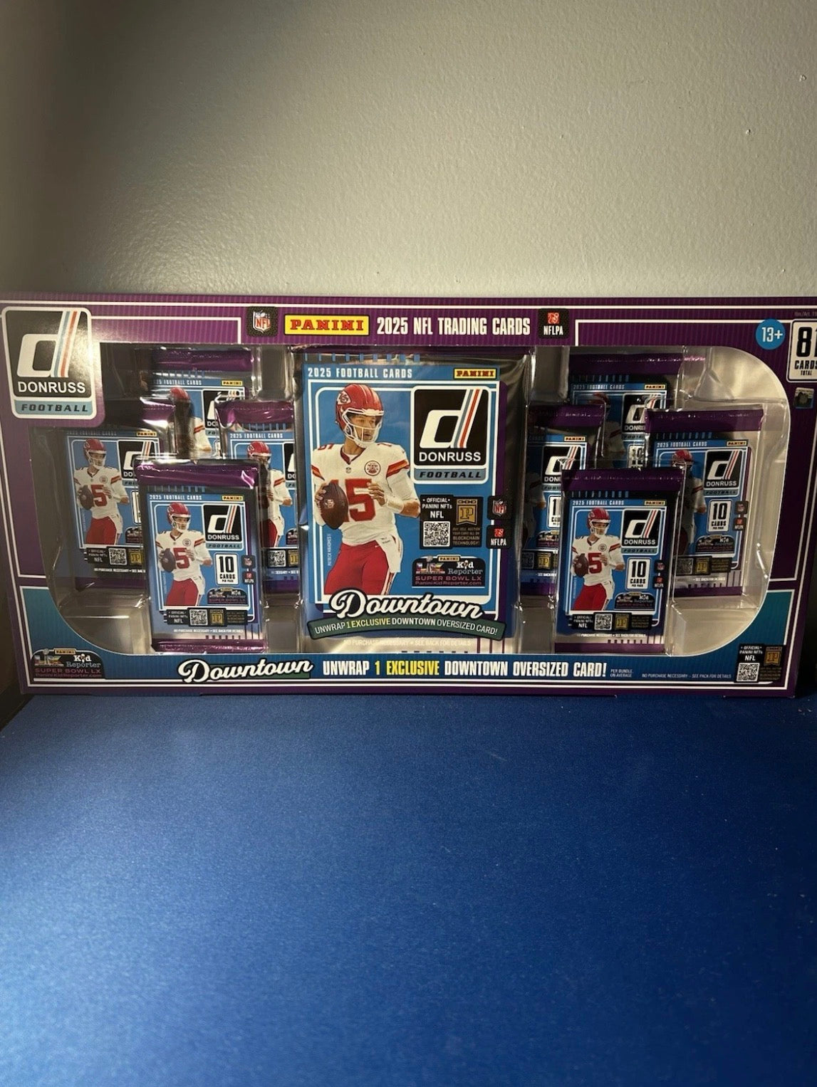 2025 Donruss NFL Football Costco Bundle Box Brand New 1 Jumbo Downtown ...